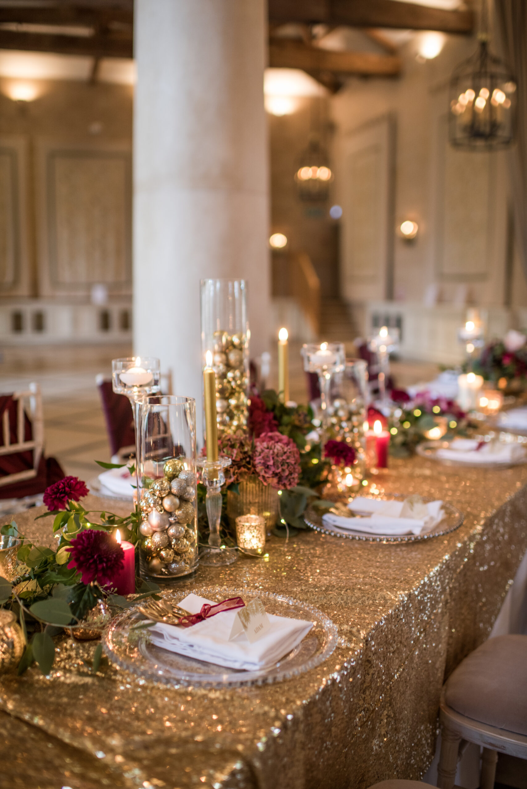 Christmas Glitz and Glamour Decor Ideas - Ambience Venue Styling