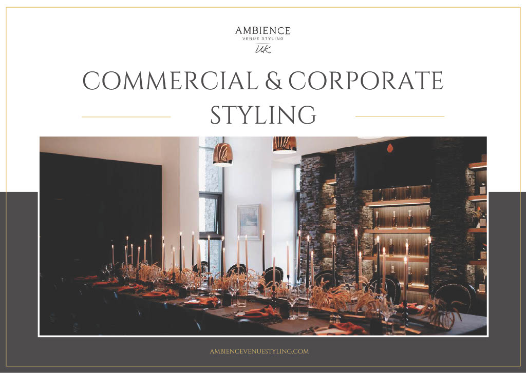 Commercial Styling With Signup Form - Ambience Venue Styling | Wedding ...